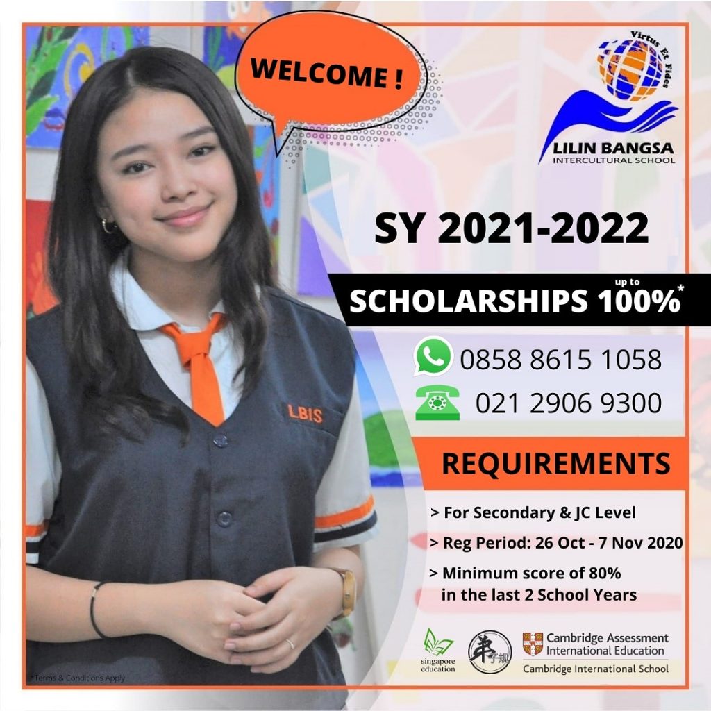 SY 2021-2022 SCHOLARSHIPS - Lilin Bangsa Intercultural School